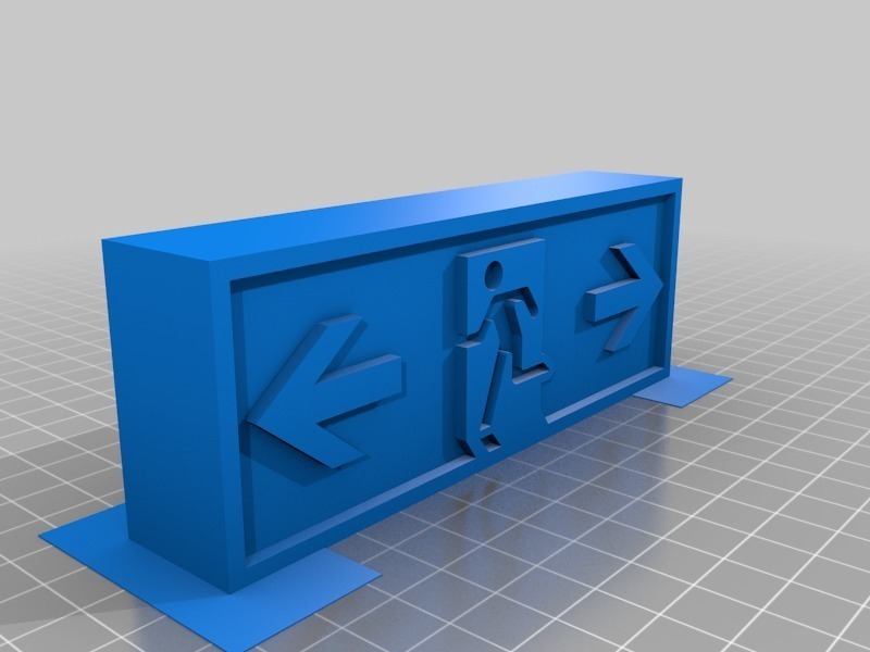 Free 3D file exit・3D print design to download・Cults