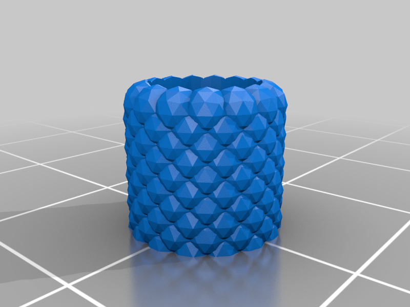 Free 3D file Tumbler Cup - Icosahedron Array・Template to download and ...