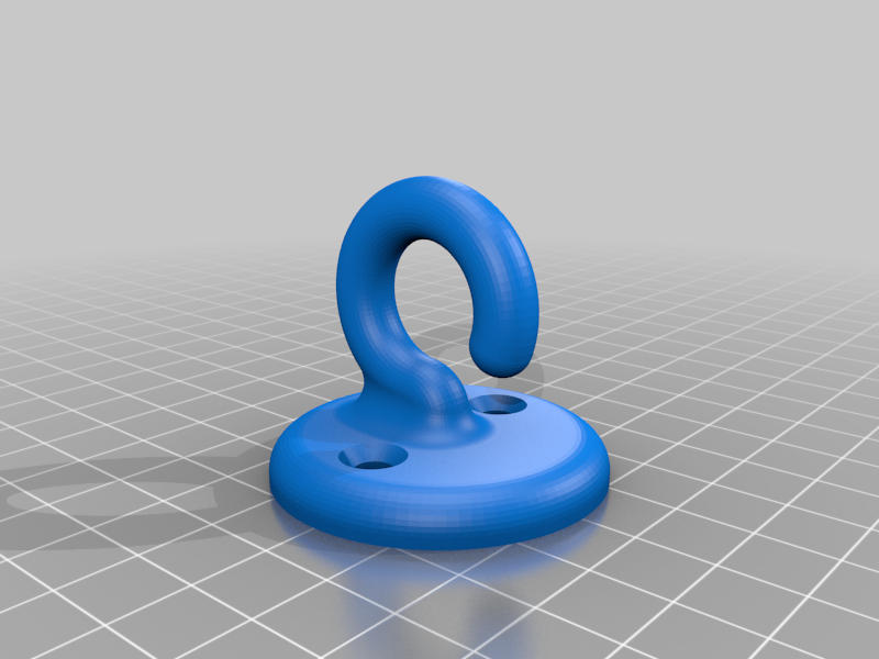 Free 3D file Hanging hook for birdhouse or plants ...・3D printing ...