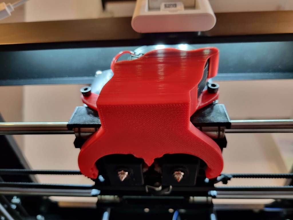 Free 3D file Malyan M180 / FAR Tecnoart II Cooling Fan Duct (Mod 5015 Blower)・3D printer design ...