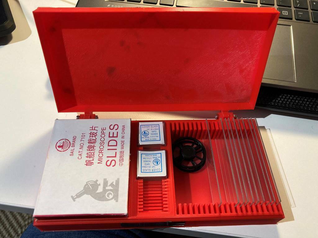 3D file Microscope Slide Box 🔬・3D print design to download・Cults