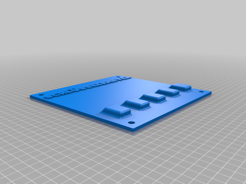 Free 3D file Schlüsselkasten | key box | Key Board・3D printable model ...