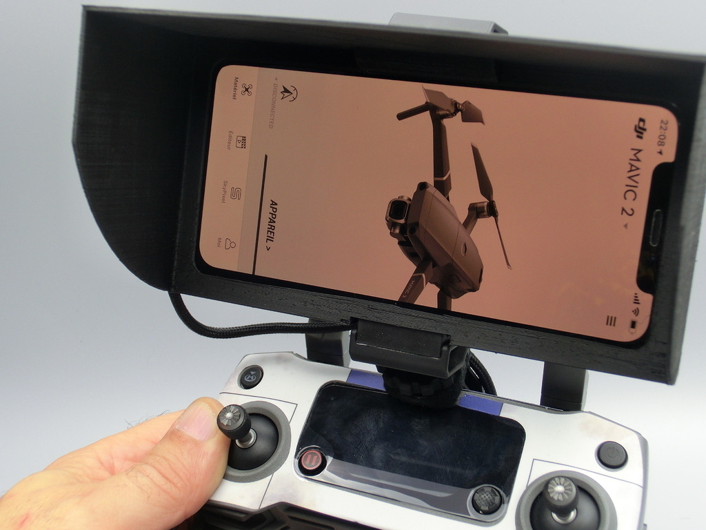Free 3D file Mavic Sun Shade for iPhone and PolarPro Mount・Template to ...
