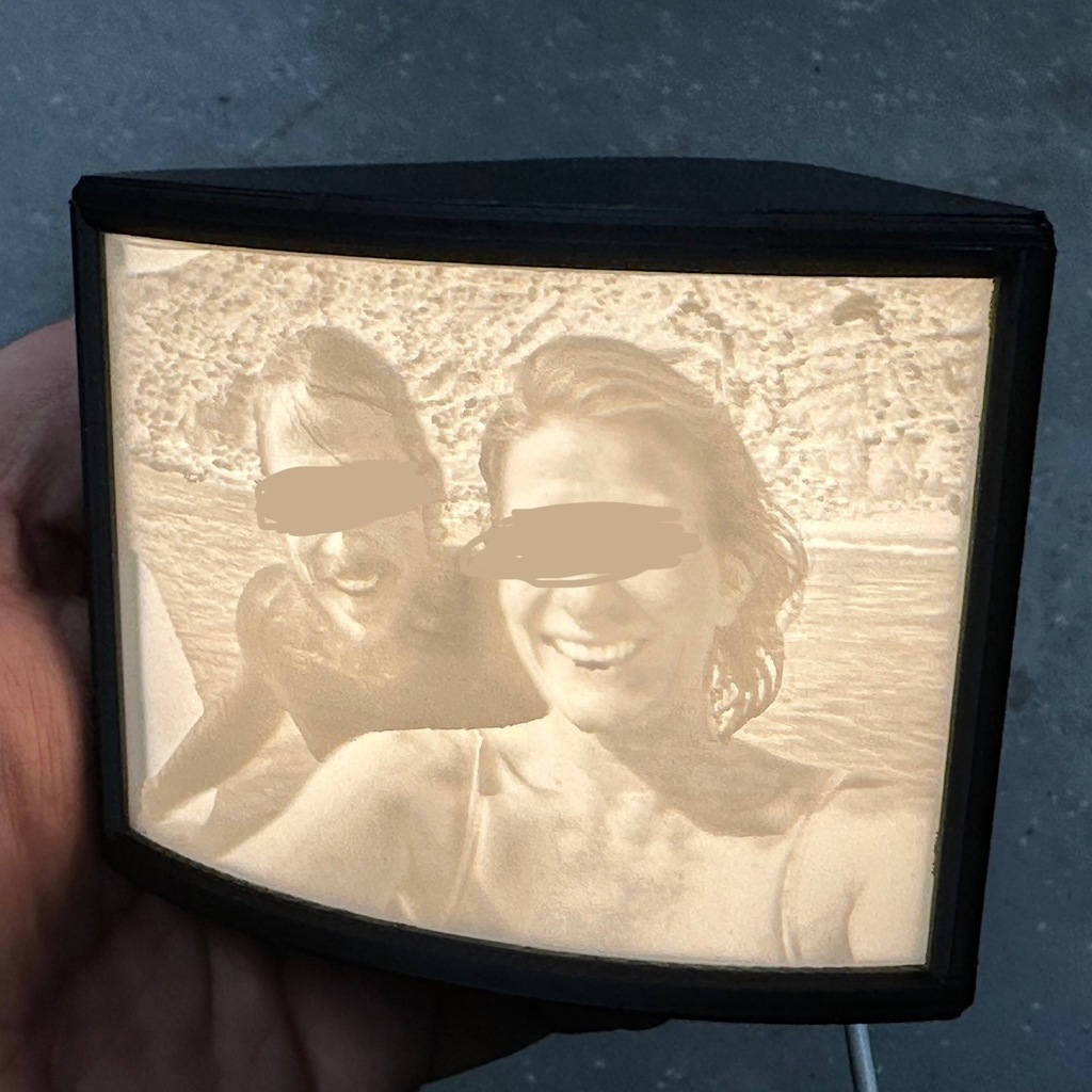 Free 3D file Curved Lithophane Box - Micro-USB version 📦・3D printable ...