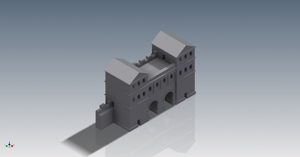 Free 3D file Roman City Gate - römisches Stadttor 🏙️・3D print model to ...