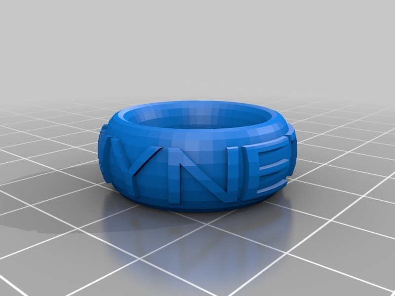 Free 3D file GWYNETH PD 5 My Customized Text Ring/Bracelet/Crown Thing ...