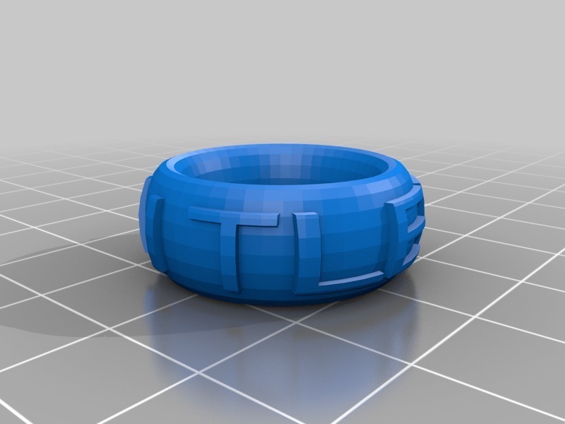 Free 3D file KAITLEEN PD 8 My Customized Text Ring/Bracelet/Crown Thing ...