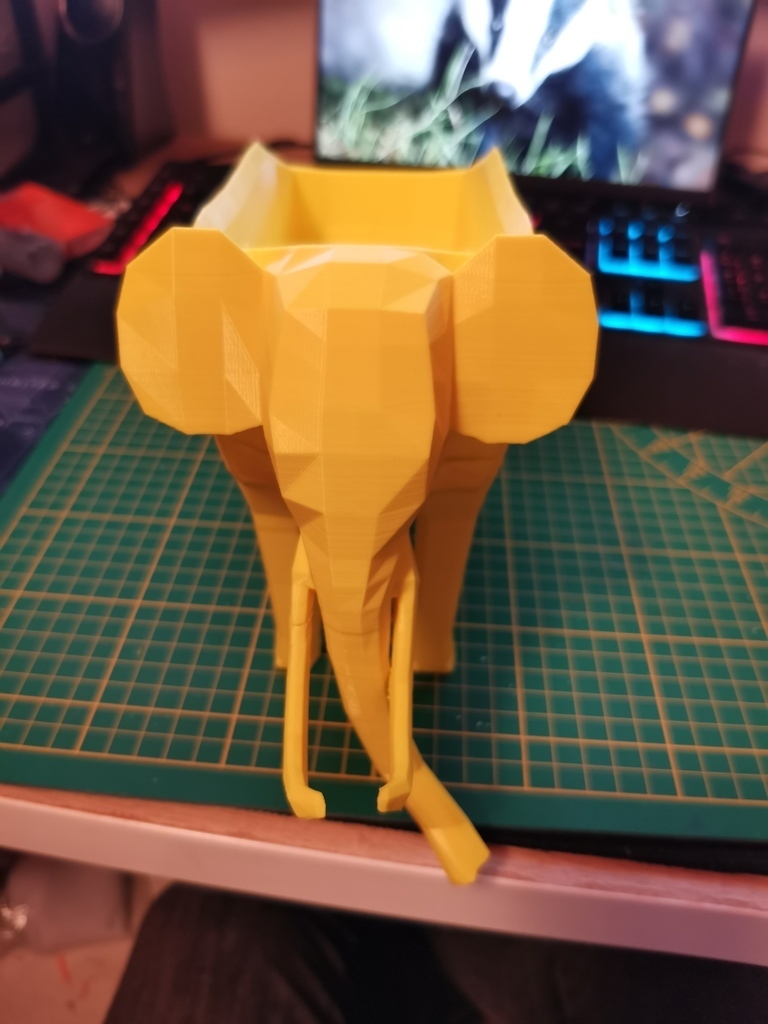Free 3D file Elephant bin 🐘・3D print design to download・Cults