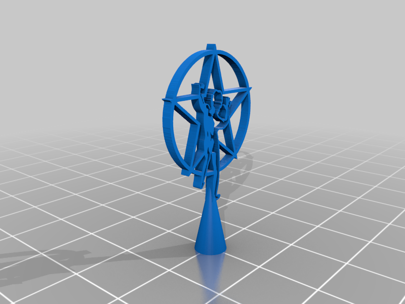 Free 3D file Rush Band Starman X-Mas Tree Topper 🌳・3D printing model to ...