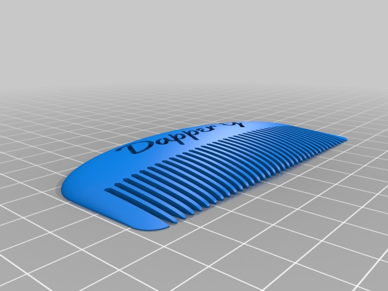 3D file Dapper g small comb・3D printer design to download・Cults
