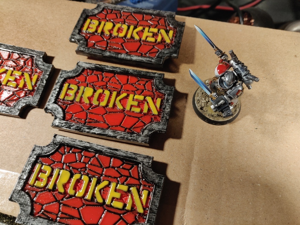 Free 3D file Kill Team Broken Marker・3D print design to download・Cults