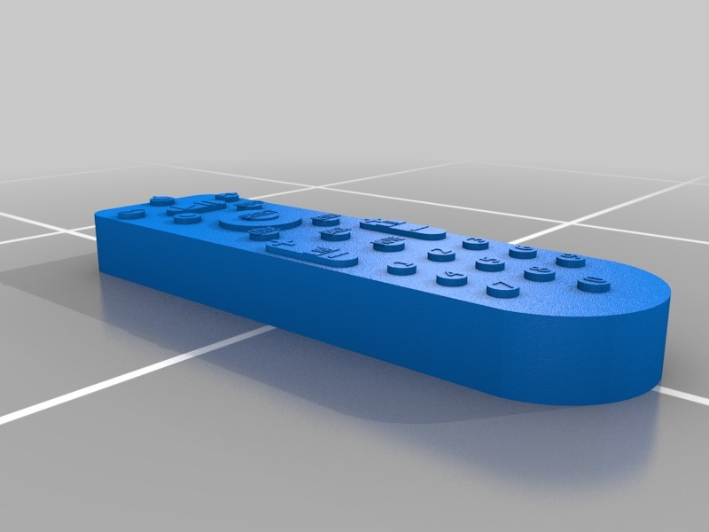 Free 3D file TV Remote・3D print design to download・Cults