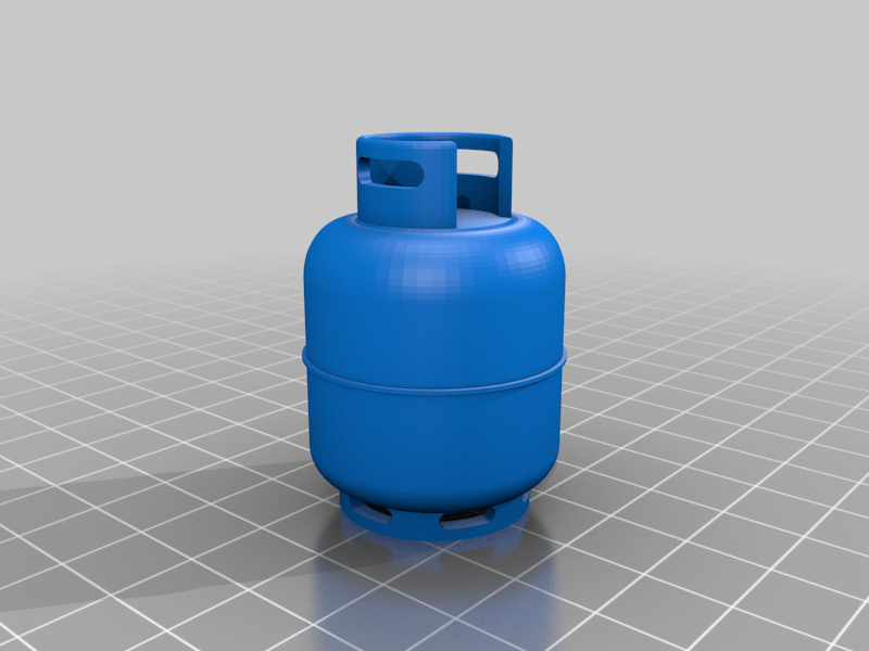 Archivo 3D gratuito 1/10 Escala Botella de gas 🚁・Idea de impresión 3D ...