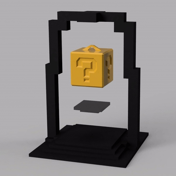 Free 3D file Magneto Mario Question Mark Pixelart・3D printable design ...