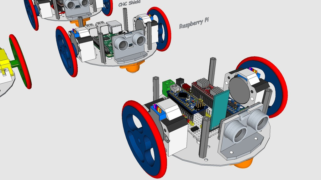 Free 3D file diskBot™ - DIY Robot Platform - Design Concepts ・Object to ...