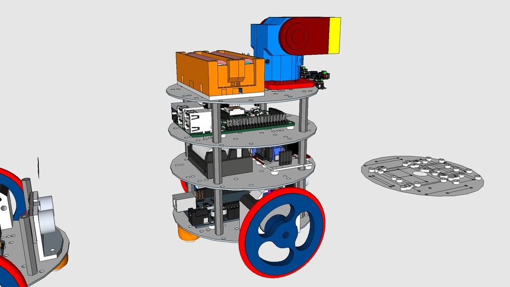 Free 3D file diskBot™ - DIY Robot Platform - Design Concepts ・Object to ...