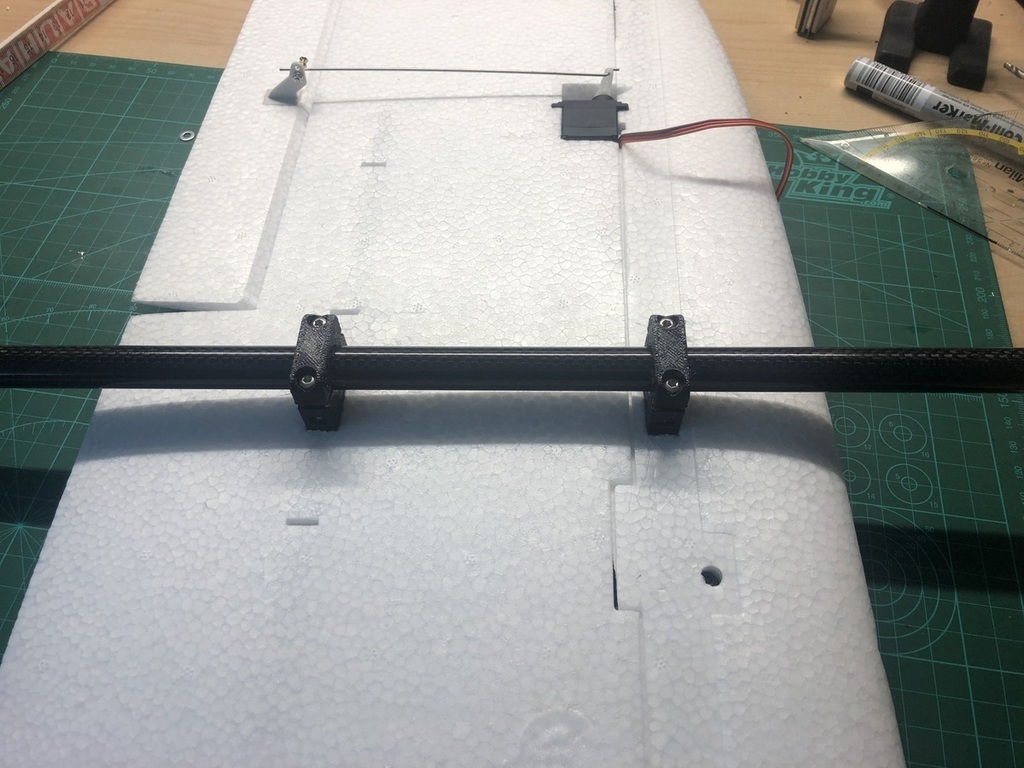 Free 3D file Mini Talon VTOL Wing Frame Mounts for 14mm Tube Outriggers ...