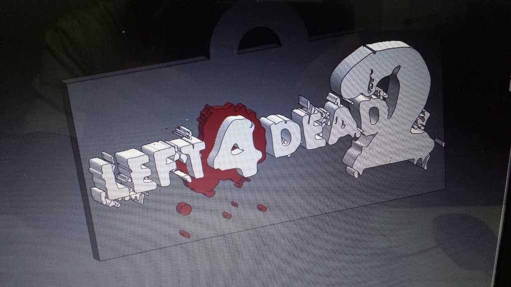 Free 3D file Left 4 Dead 2 Keychain・3D printer model to download・Cults