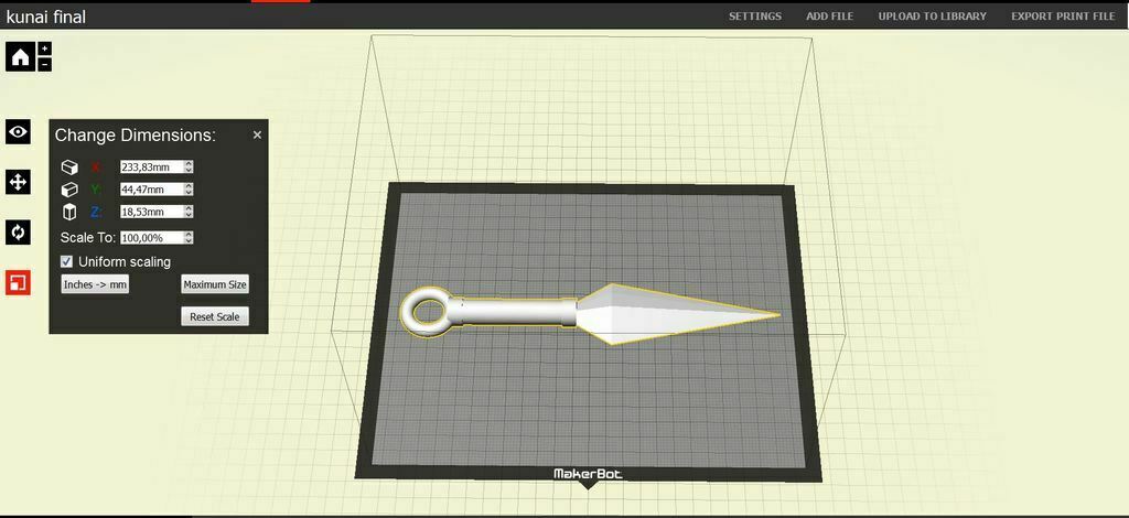 Free 3D file Kunai Knife from Anime Naruto for Cosplay・Template to ...