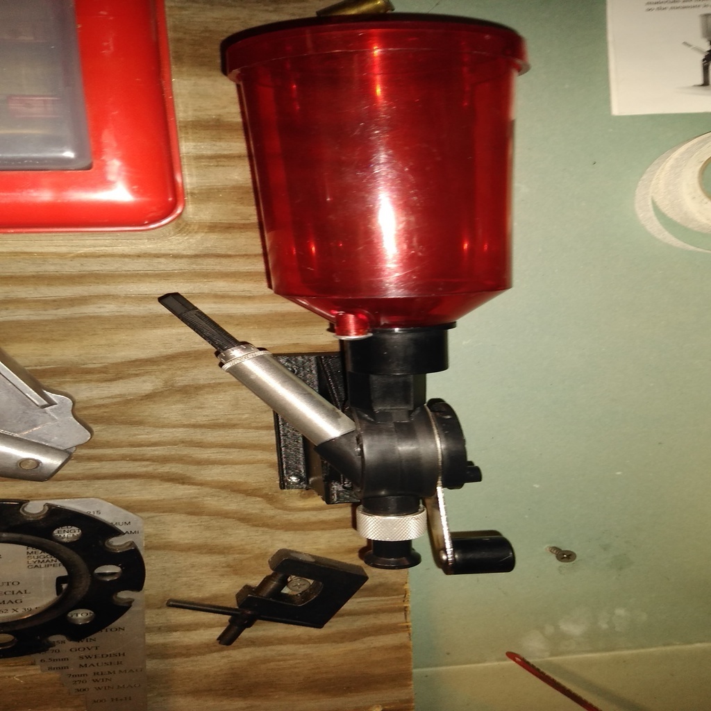 Free 3D file Lee Perfect Powder Measure Wall Mount 📦・3D printing idea ...