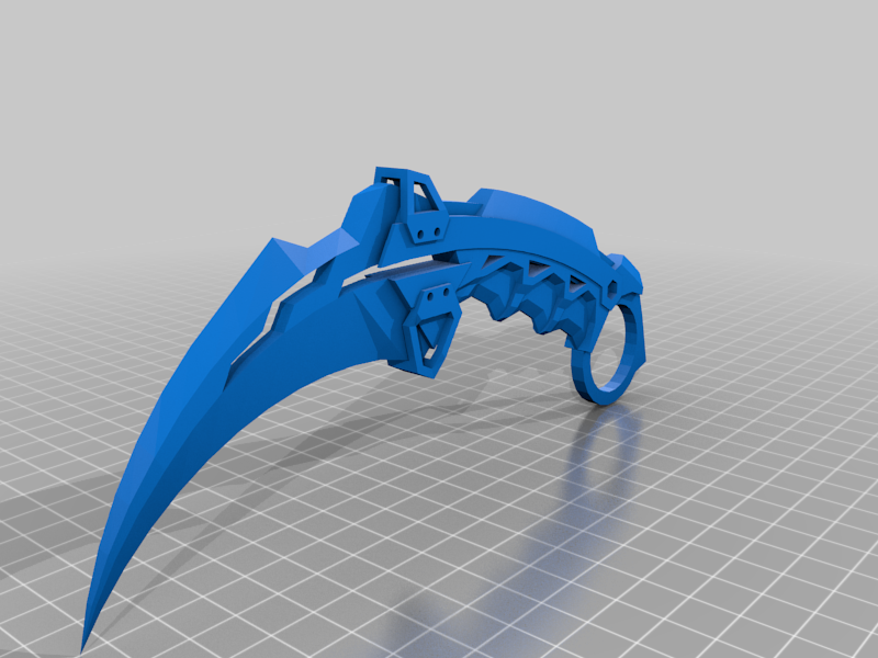 Free 3D file Mech_Karambit 🔪・3D print object to download・Cults