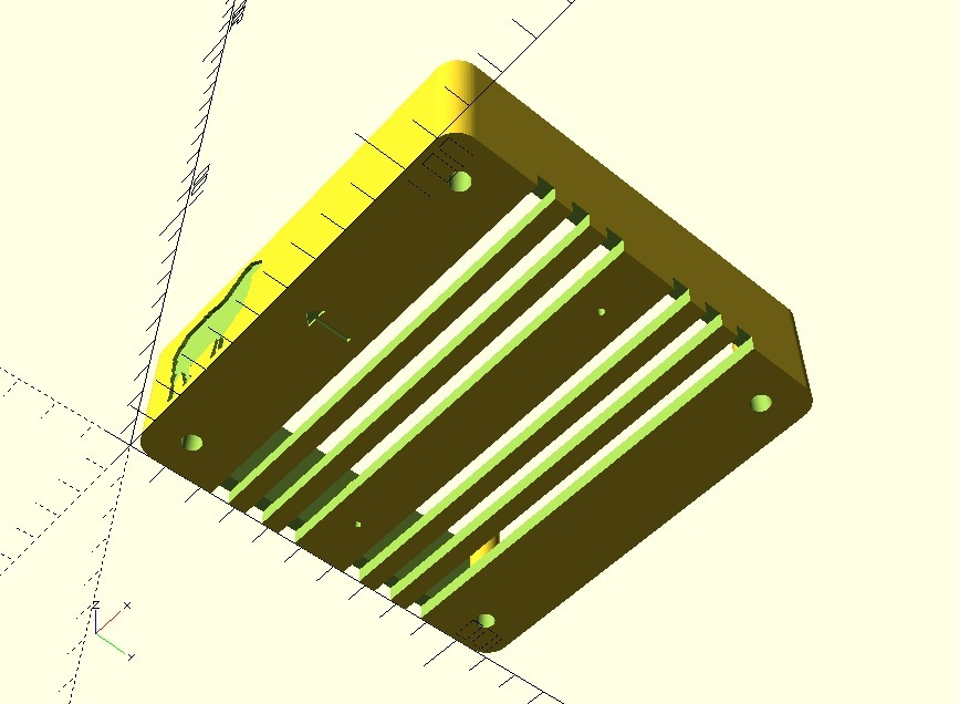 Free 3D file Parametric OpenSCAD Base for Intel 5th Generation NUC.・3D ...