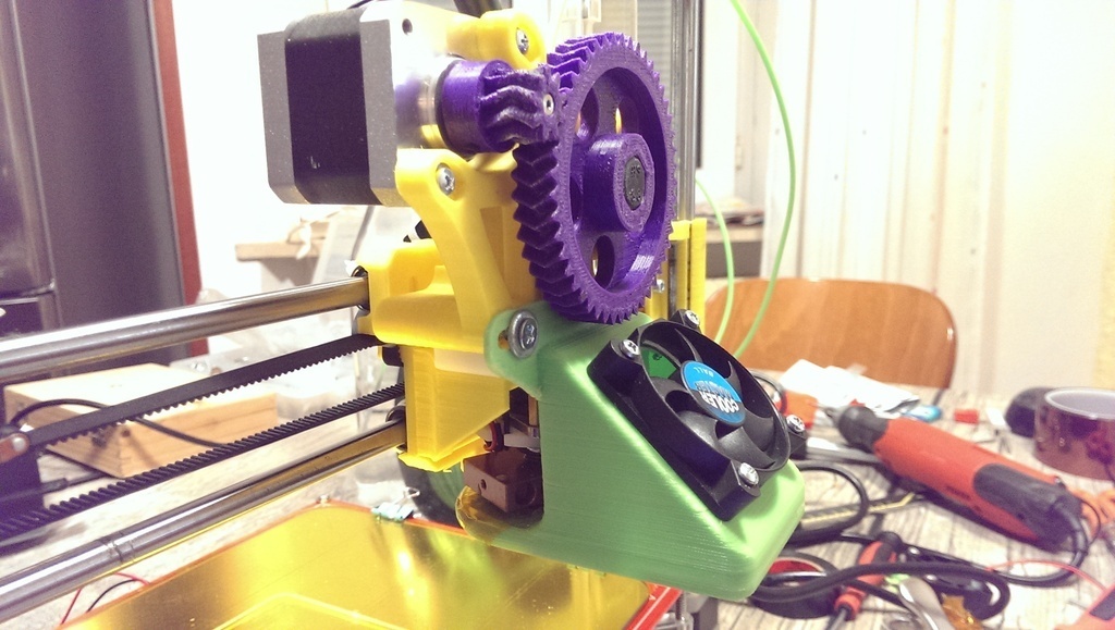 Free 3D file Fan duct 50mm for buda's nozzle and greg wade extruder・3D printer model to download ...