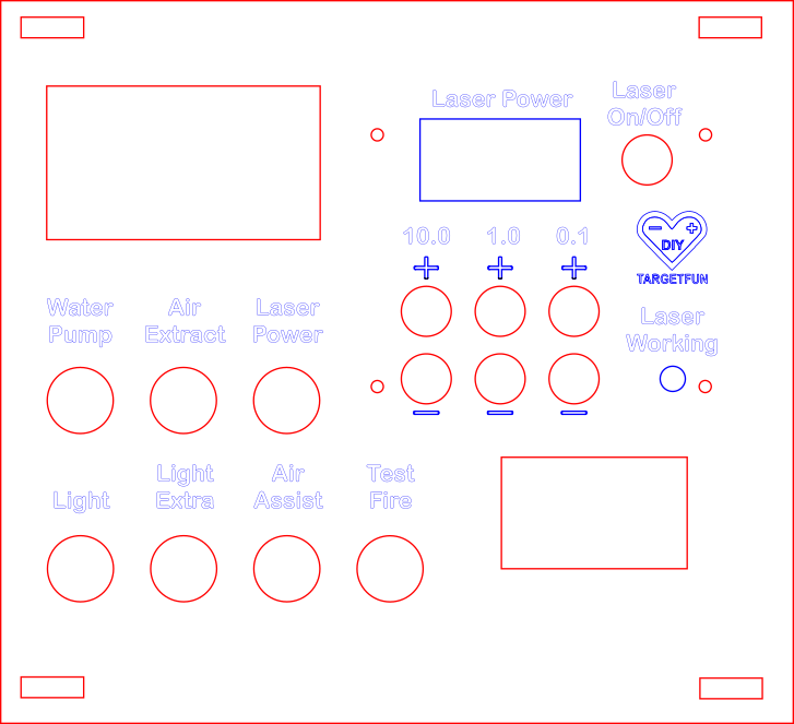 Free STL file K40 Panel・3D printer model to download・Cults