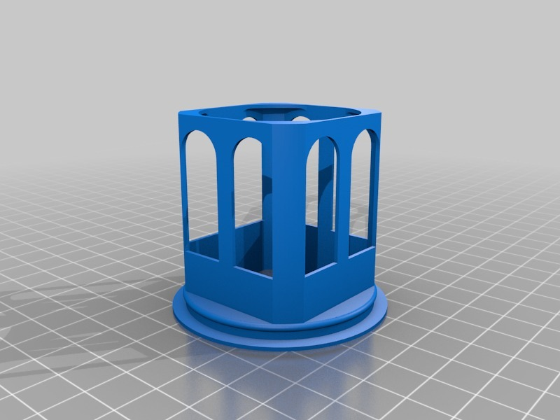 Free 3D file 2" Net Pot for Square 1.5" Rockwool Blocks・3D printing ...