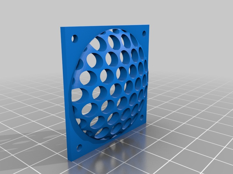 Free 3D file 40mm Fan Grill - Trypophobia・3D printer model to download ...