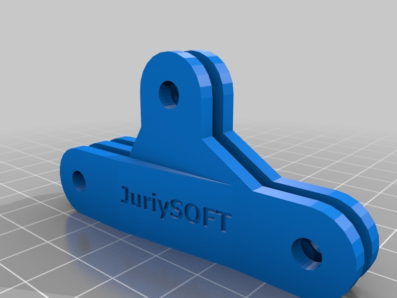 Free 3D file Mount for action-camera 3x・3D printable model to download ...