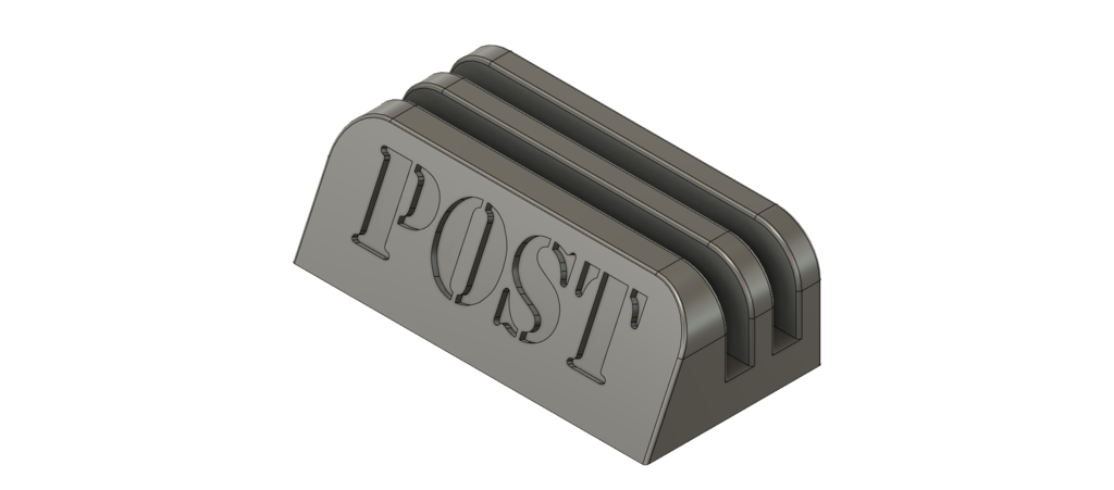 Free 3D file Post Holder・3D print model to download・Cults