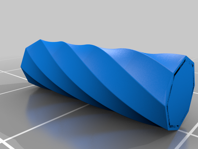 Free STL file 14. Octagon Twist Geometric Vase - V1 - Saffron・3D print ...