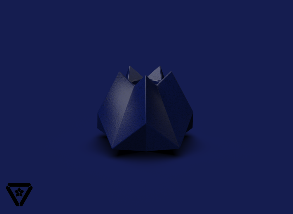 Free STL file 93. Facet Origami Geometric Planter Pot - V28 - Aranea ...