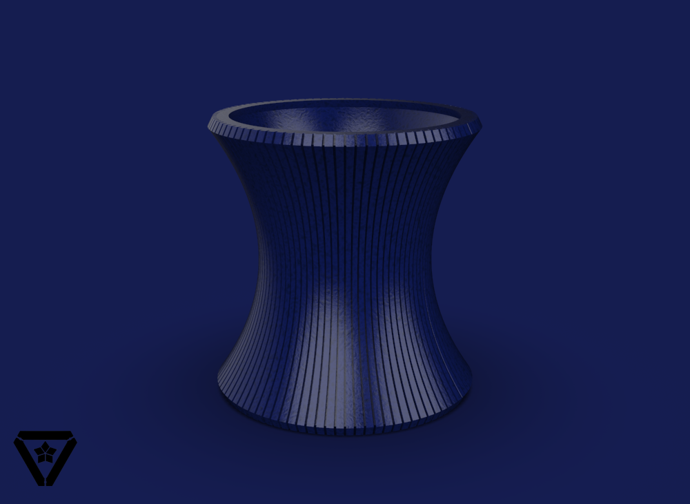 Archivo 3D gratis 34. Jarrón Geométrico Círculo Inverso - V1 - Roxanne ...