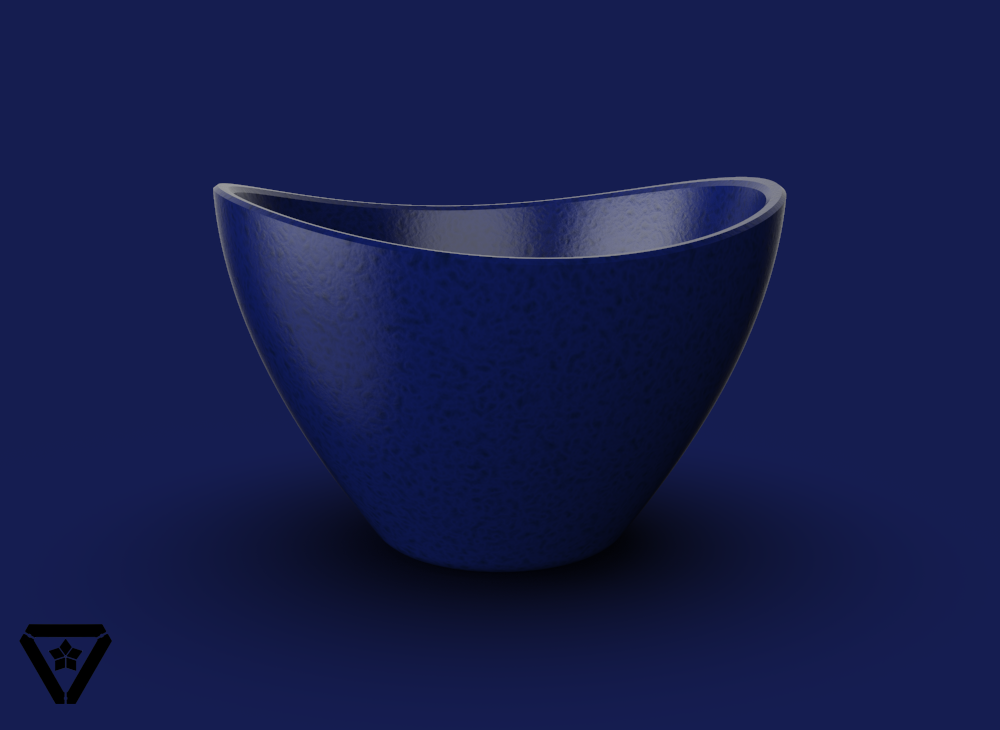 Free 3D file 84. Cylinder Cut Geometry Fruit Bowl - V3 - Daphne (Inches ...