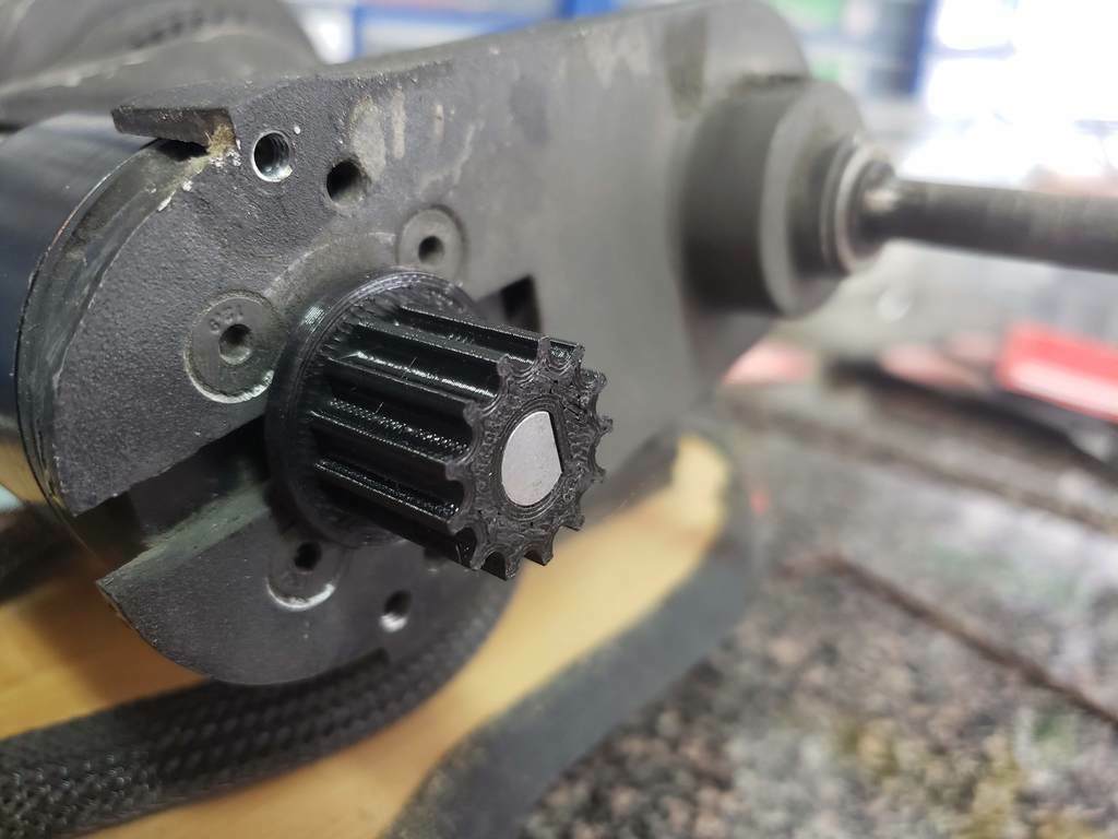 Free 3D file 13-tooth drive pulley for electric skateboards・3D printing ...