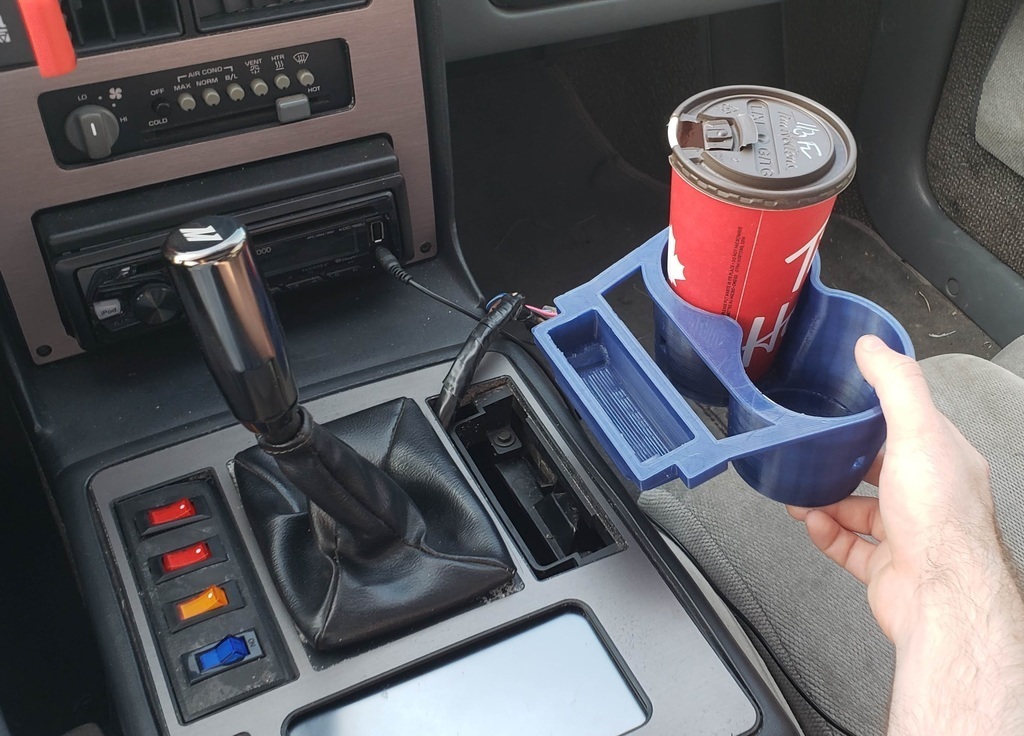 Free 3D file Fiero ashtray cupholder・Model to download and 3D print・Cults