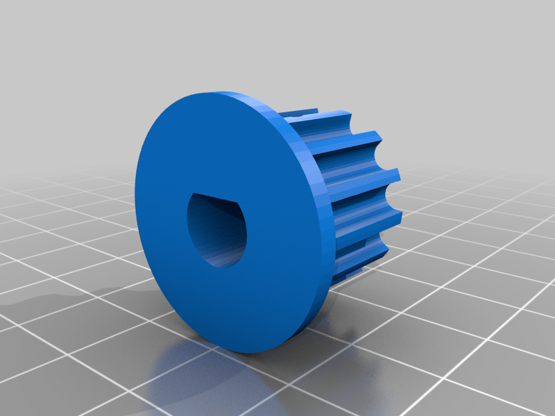 Free 3D file 13-tooth drive pulley for electric skateboards・3D printing ...