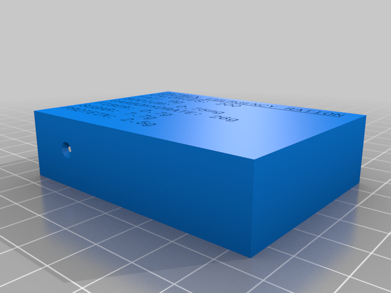 Free 3D file Datrex food ration bar hardcase・3D printer design to ...