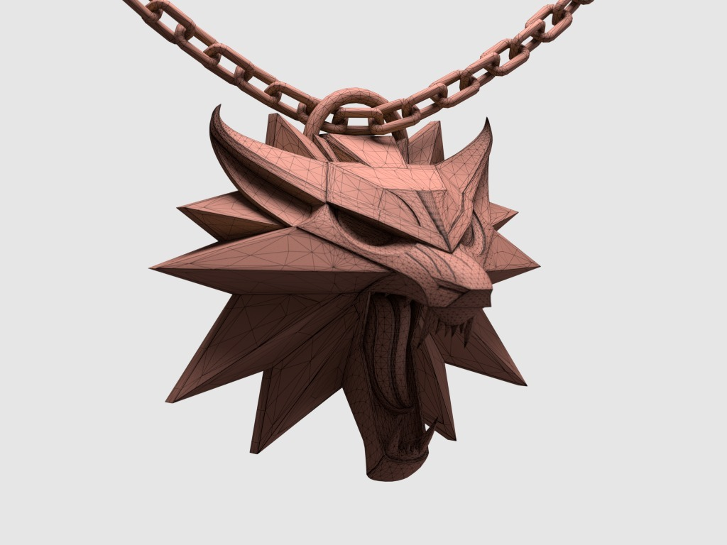 Free 3D file Witcher III Wolf School Medallion・3D printable model to ...
