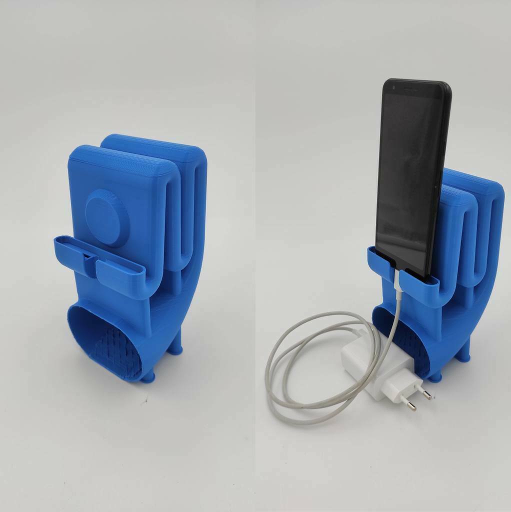 Free STL file Phone Stand & Passive Speaker・3D printing template to ...
