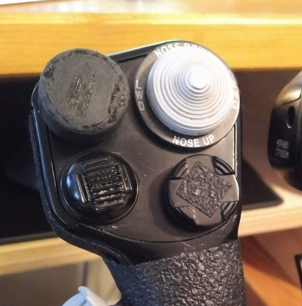 Free 3D file Thrustmaster Warthog button 2 cap 🧢・3D printer design to ...
