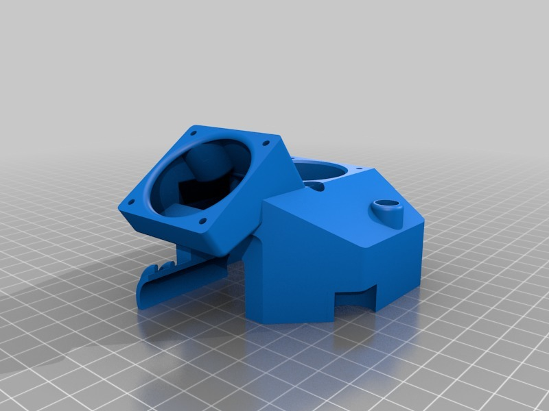 Free 3D file Ender 2 & 3 Fan Duct & Intake・3D print design to download ...