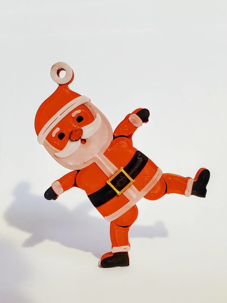 Free 3D file Full Color Santa Christmas Ornament・3D printer model to ...