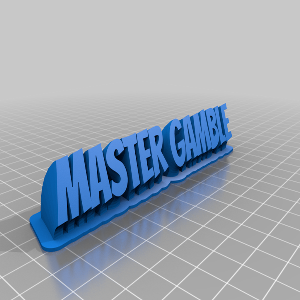 Free 3D file Gamble・3D printing template to download・Cults