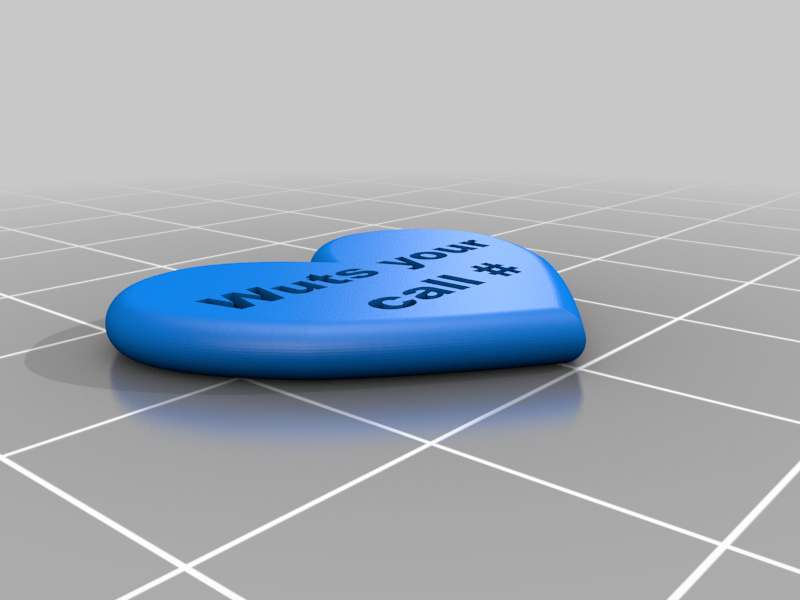 Free 3D file Word Hearts・3D printable design to download・Cults