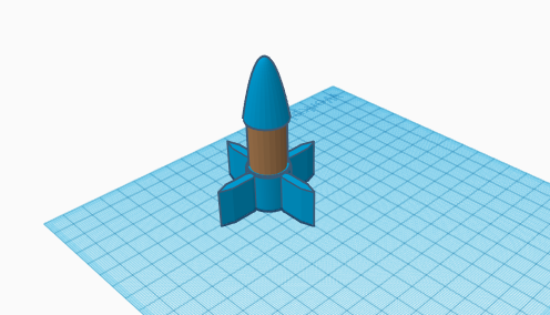Free 3D file Simple B4-4 Rocket・3D printing model to download・Cults