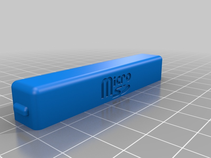 Free 3D file Micro SD Box・3D printing design to download・Cults