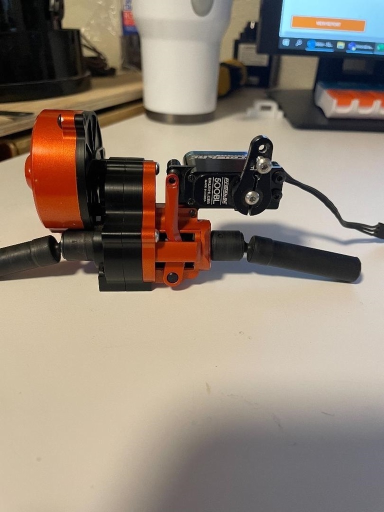 Free 3D file RC dig transmission servo mount・3D printing idea to ...